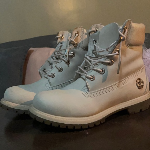 Timberland | Shoes | Soft Pink Steel Toe Leather Timberlands | Poshmark